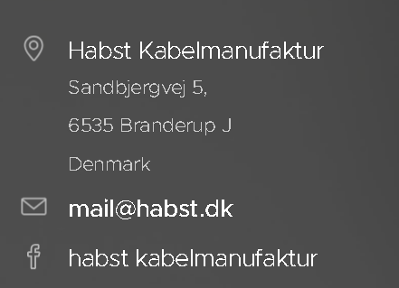 Habst Contact / Impressum